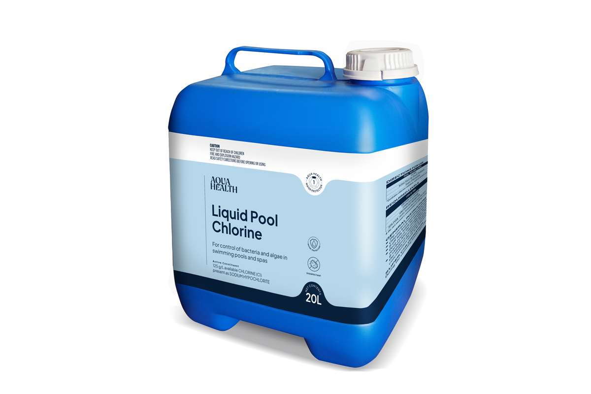 Aqua~Health liquid pool chlorine - Waterco